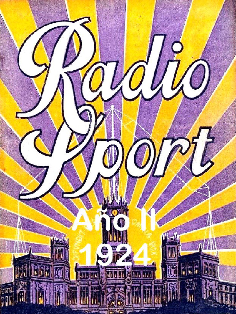 Radio Sport 1924 | PDF | Radio | Transformador