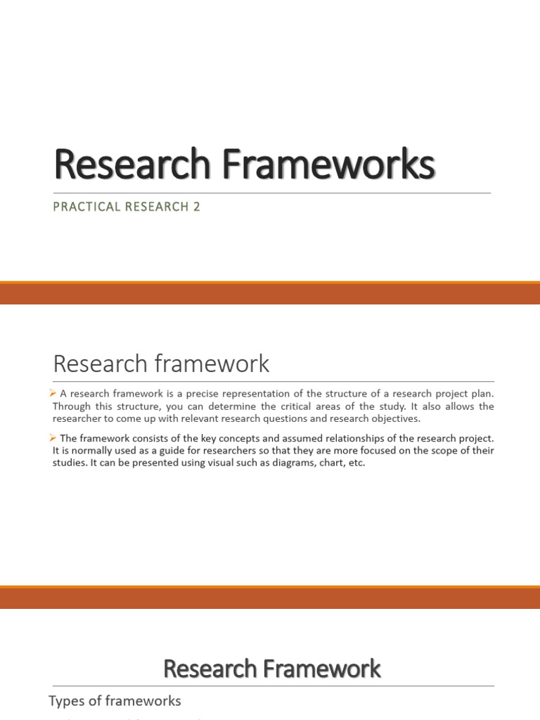Research-Frameworks pr2 | PDF | Theory | Scientific Method