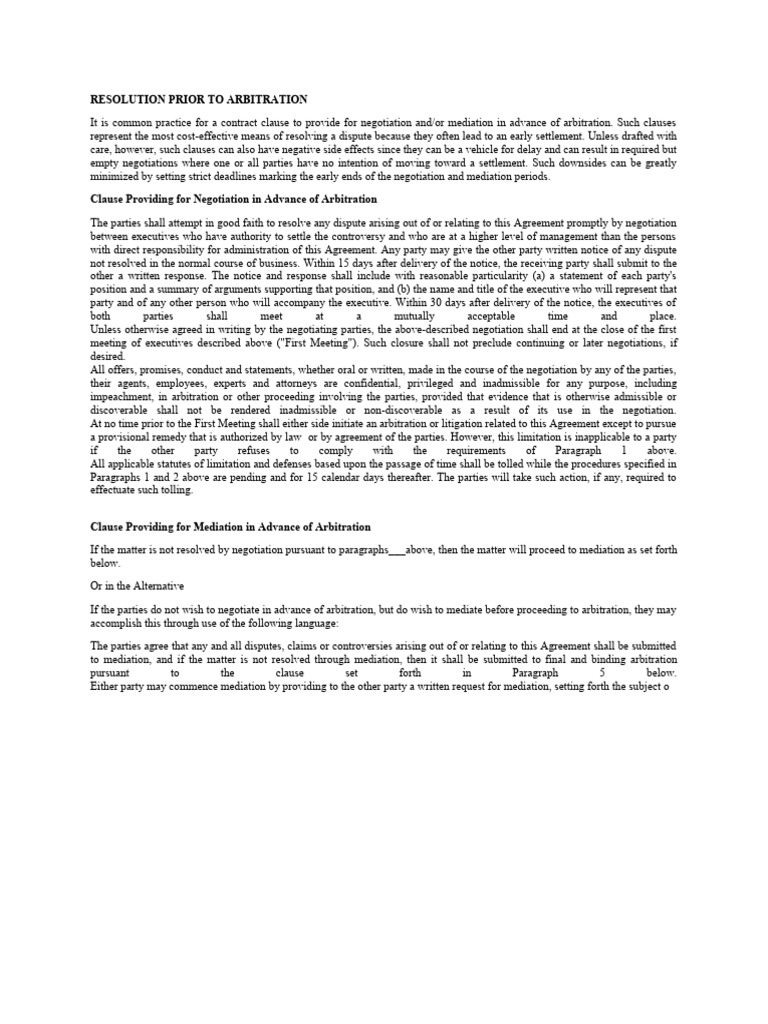 Arbitration | PDF | Arbitration | Mediation