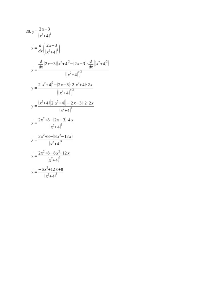 Kalkulus 2.5 No 20 | PDF
