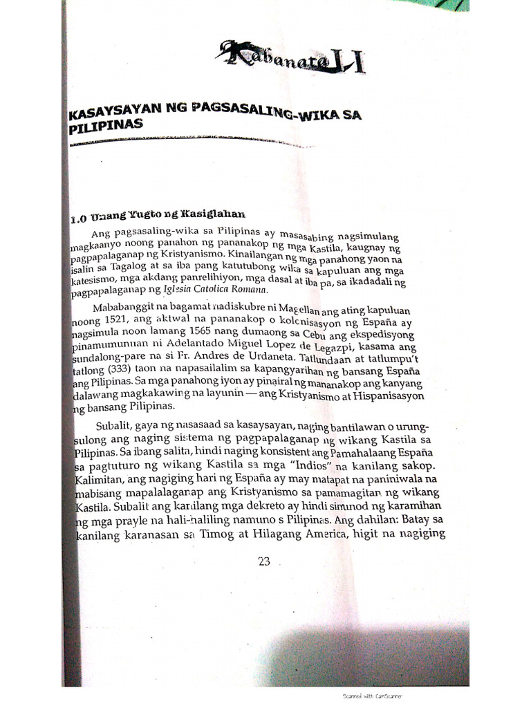 Kasaysayan NG Pagsasalin Sa Pilipinas | PDF