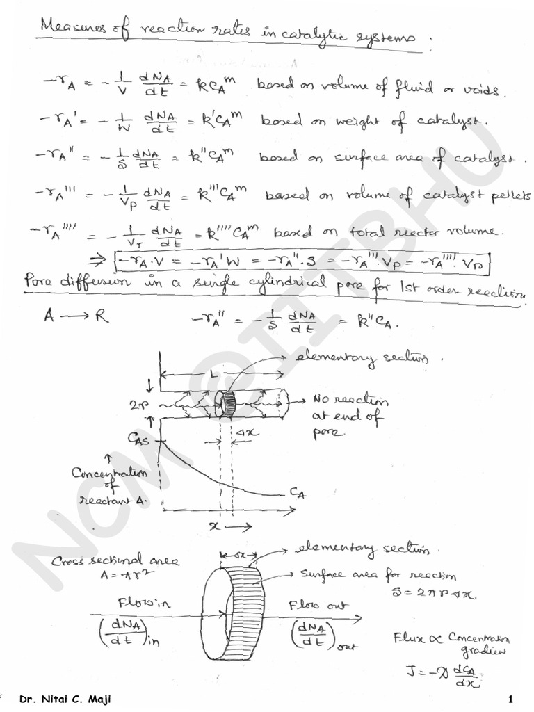CRE2 Lecture Notes Handout 004 | PDF