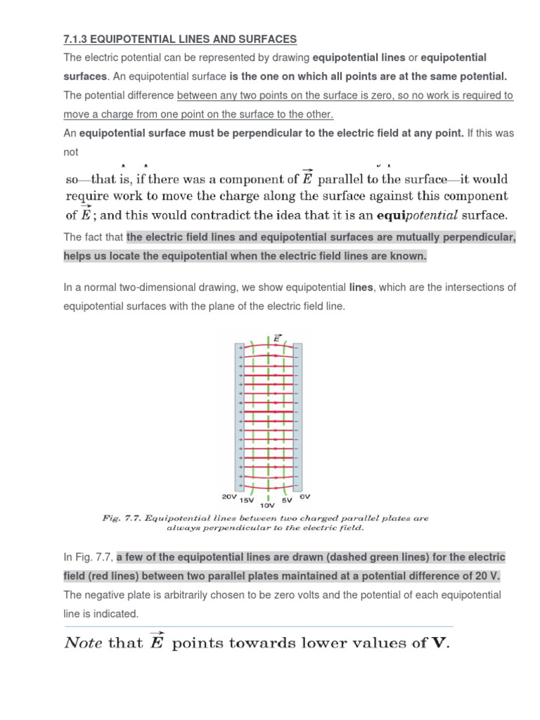Physics s5 Unit 7b | PDF | Potential Energy | Electric Charge