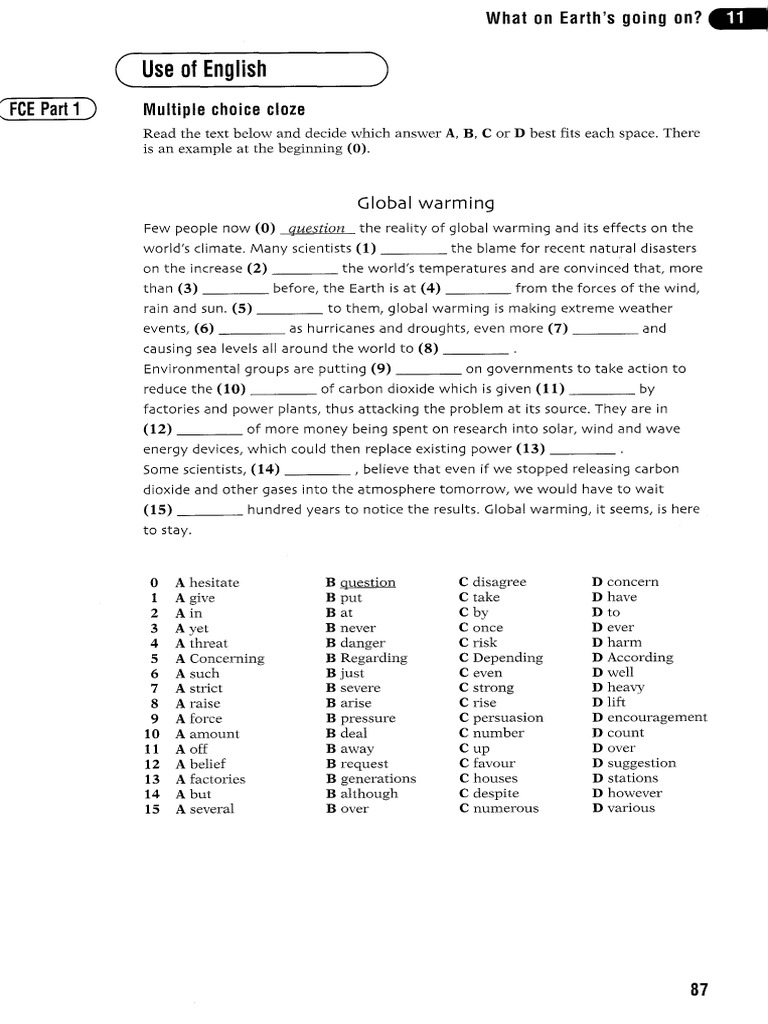 Ready For FCE (Workbook) - 87 | PDF