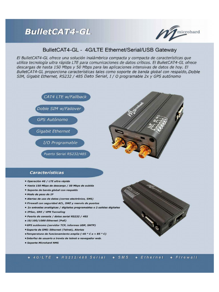 Bullet CAT 4 GL | PDF