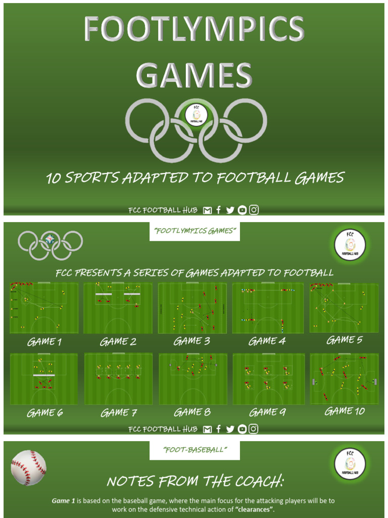 10 Football Adapted Games for Training | PDF | Pitcher | Association ...