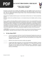 Sample Court of Honor Script | PDF | Youth Movements | Scouting