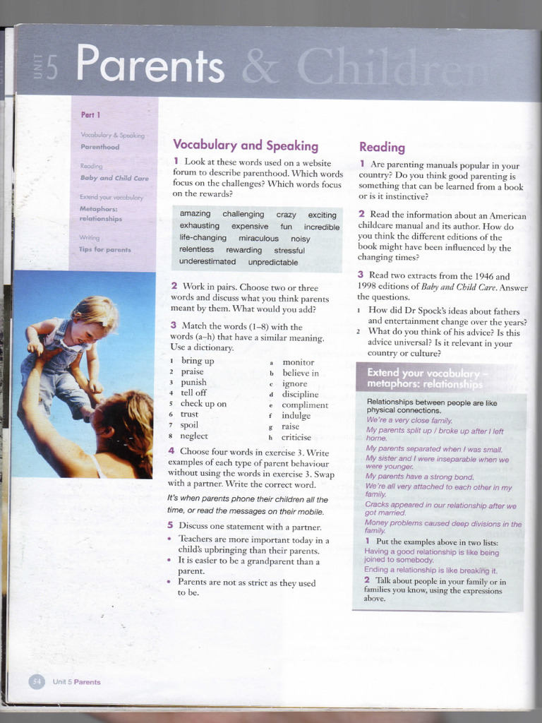 Parenting Tips and Vocabulary | PDF | Parenting | English Language