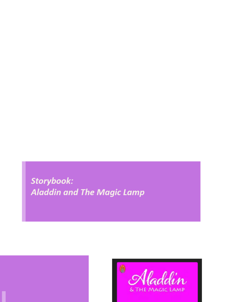 Aladdin's Magic Lamp Adventure | PDF | Art
