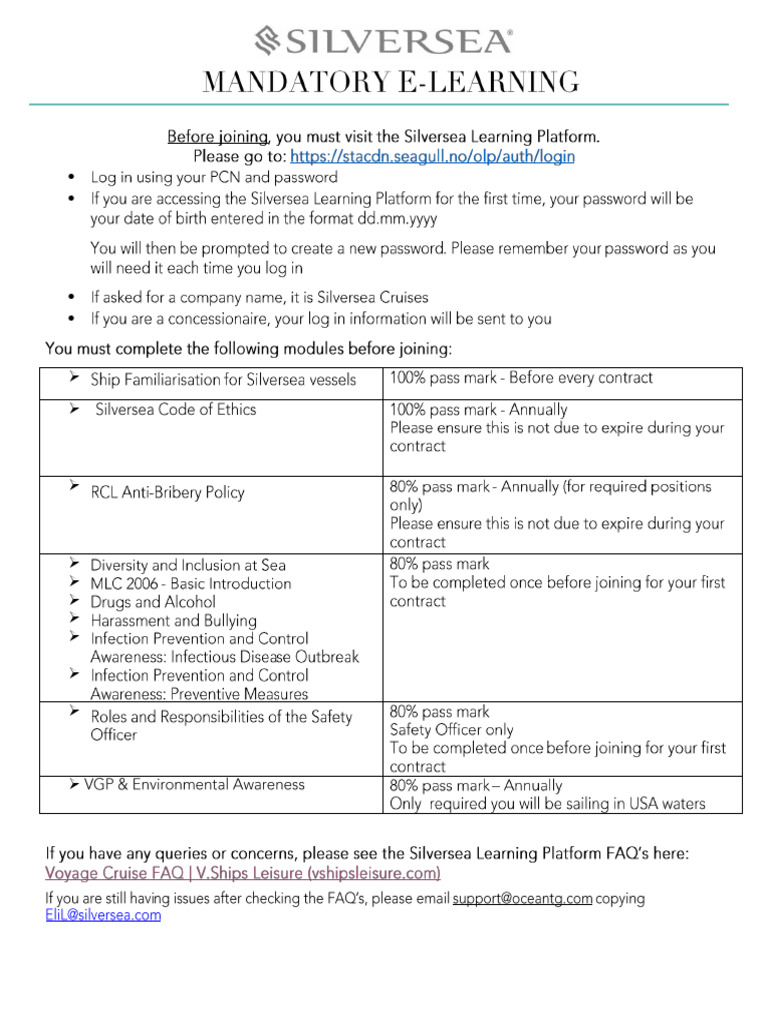 Mandatory E-Learning Guidelines 2022 | PDF