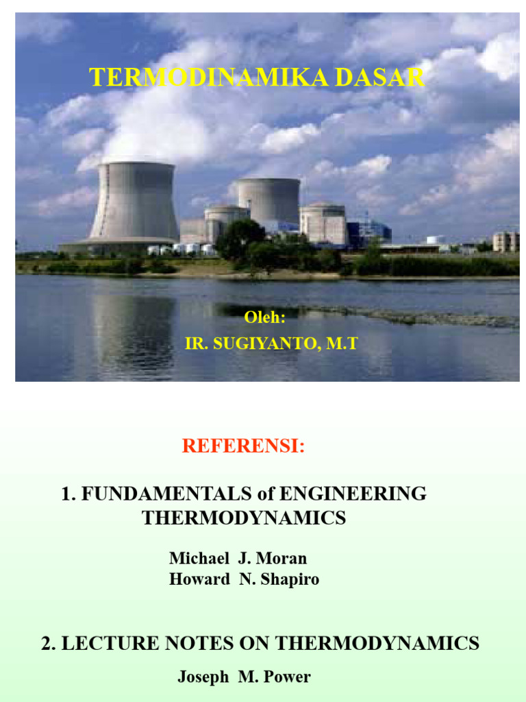 Termodinamika Dasar | PDF | Sains & Matematika | Teknologi & Rekayasa