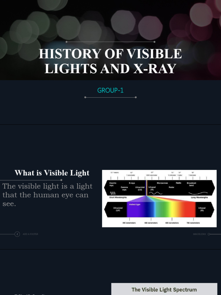 History of Visible Lights and X-Ray | PDF | Light | Astronomy