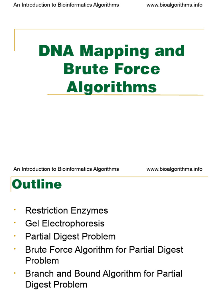 Ch04 DNA Mapping | PDF | Gel Electrophoresis | Restriction Enzyme