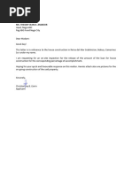 Request Letter For SOA | PDF