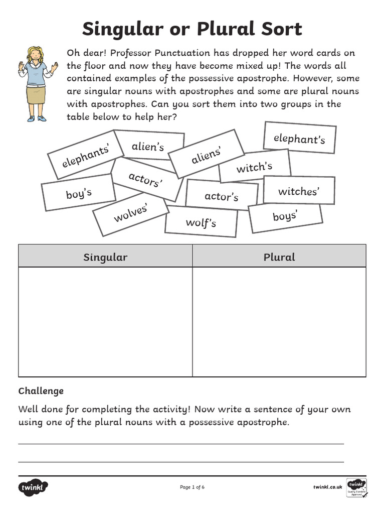 Au t2 e 2419 Apostrophes For Possession With Plural Nouns Activity ...