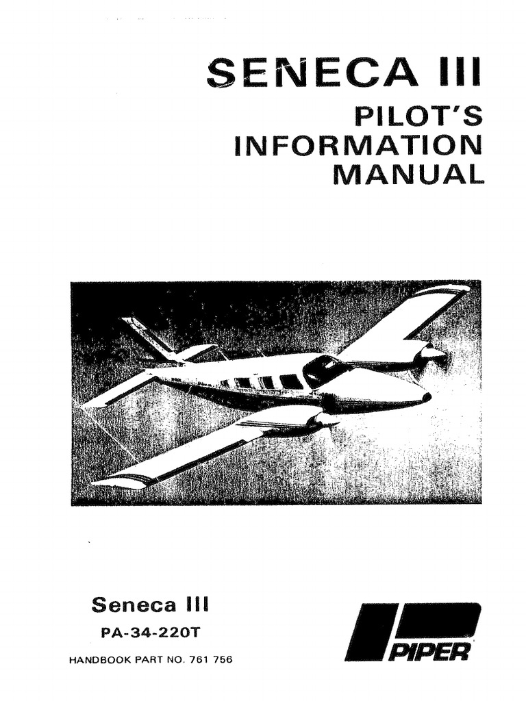 PIPER - Pilot's Information Manual - SENECA LLL | PDF