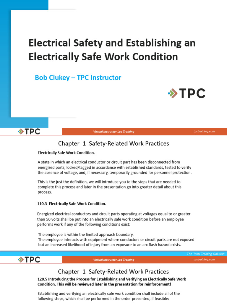 Electrical Safety Webinar PDF | PDF | Building Engineering | Electrical Equipment