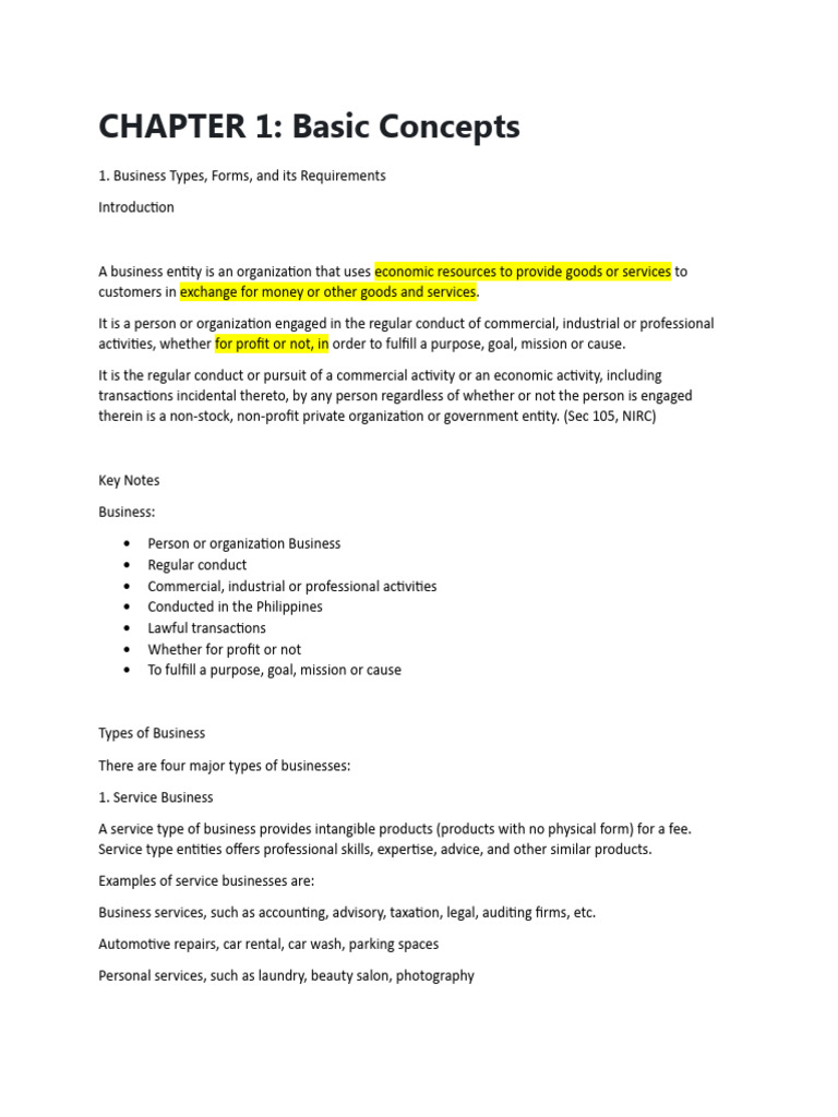 Chapter 1 | PDF | Bookkeeping | Accounting