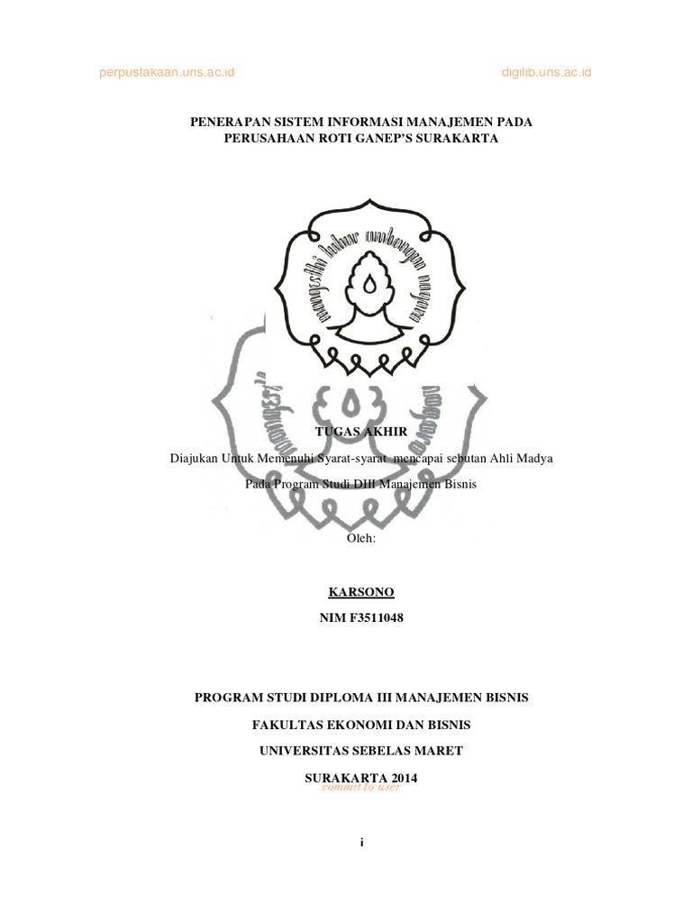 Perpustakaan - Uns.ac - Id Digilib - Uns.ac - Id: Penerapan Sistem ...