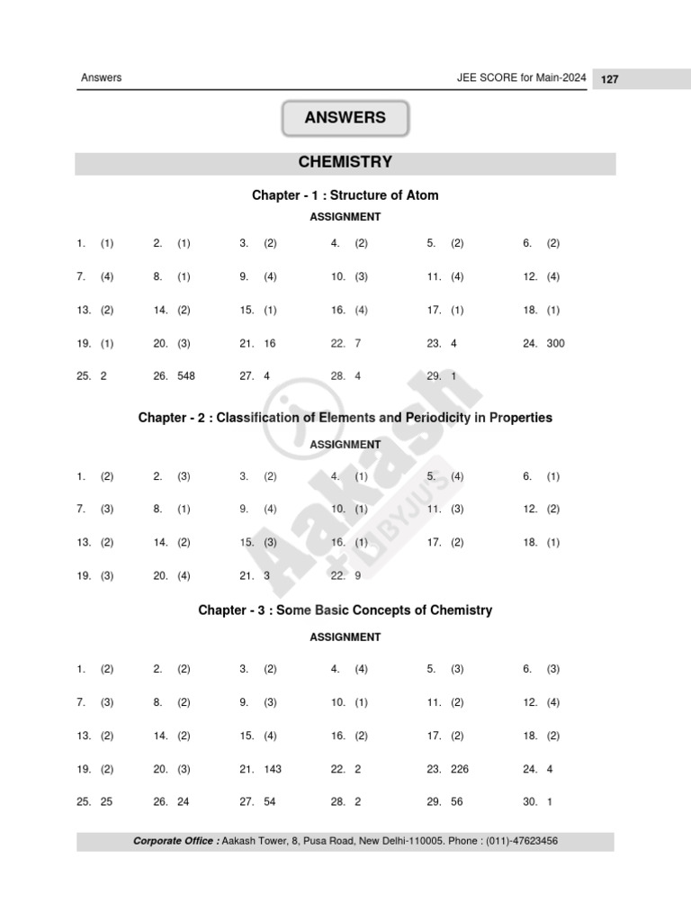 Answer | PDF | Chemical Substances | Chemical Compounds
