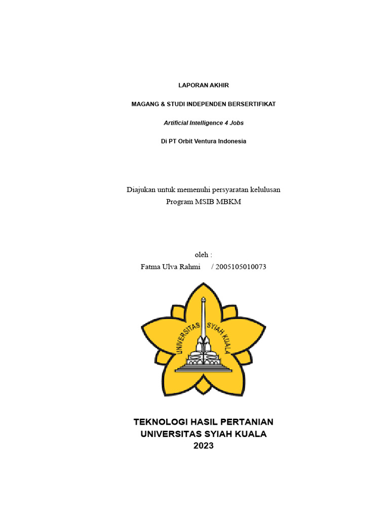 Proposal MBKM | PDF