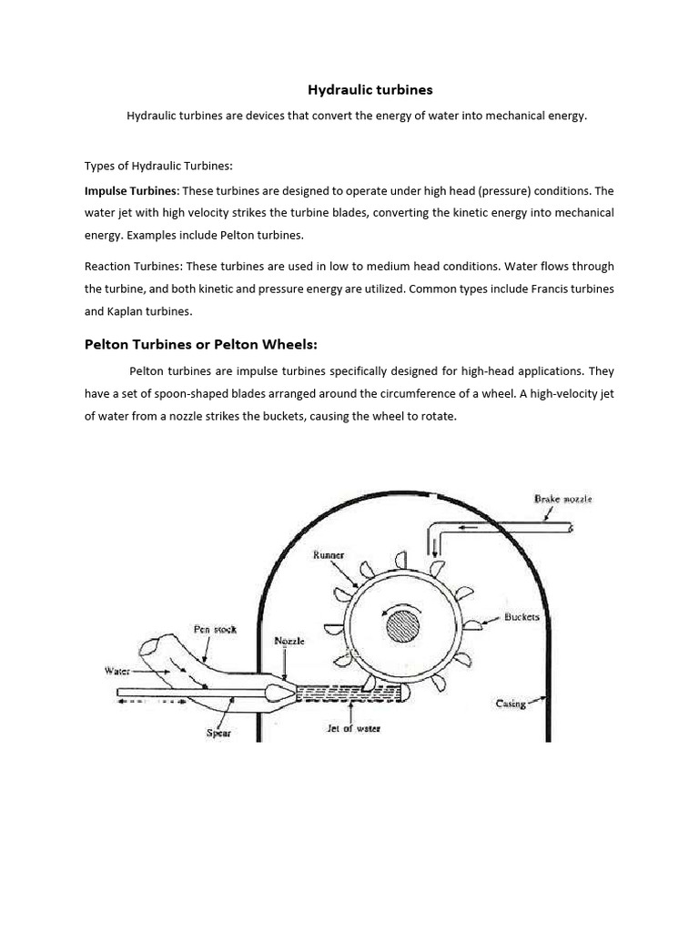BME Module 2 - Turbines & Pump | PDF | Home & Garden