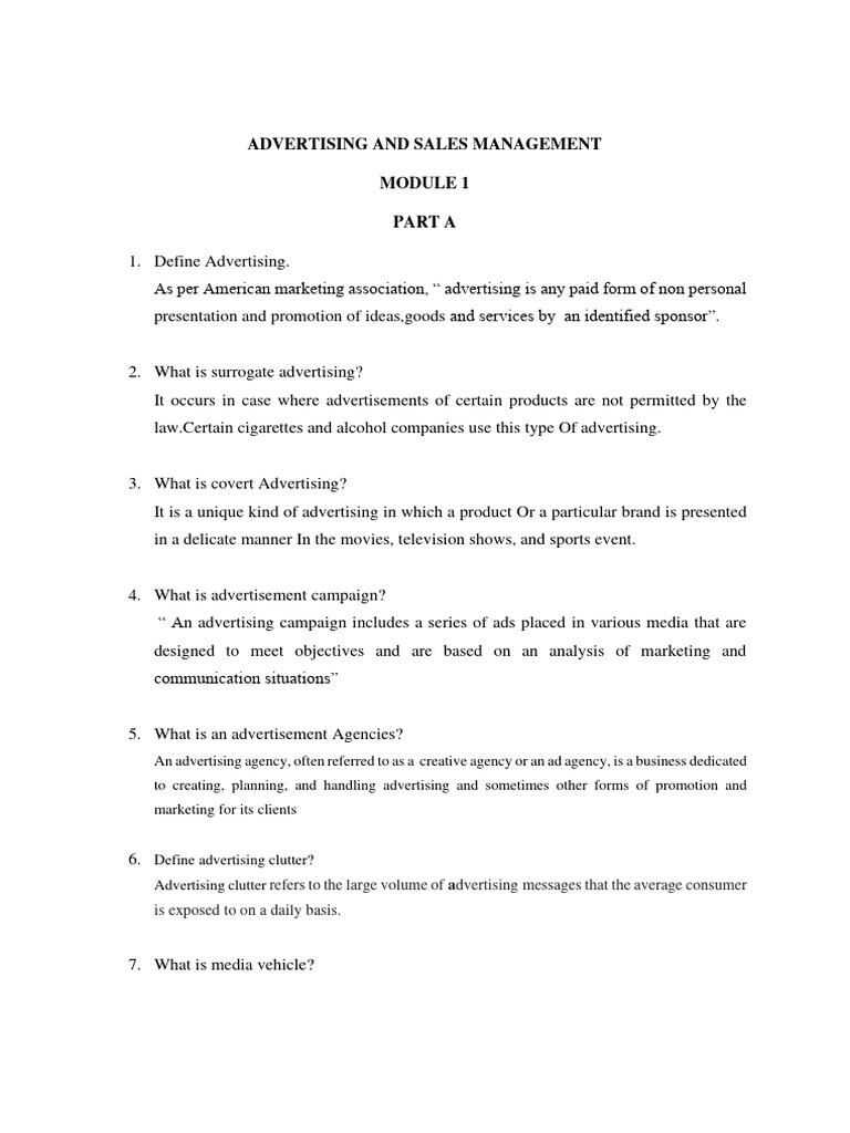 Advertising | PDF | Advertising | Sales