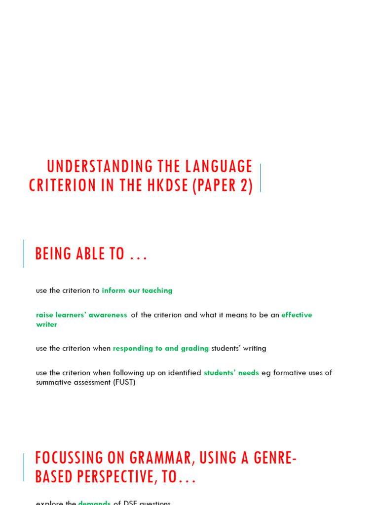 Grammar in Senior Secondary Writing - Part 2 - AB - R | PDF | Career ...