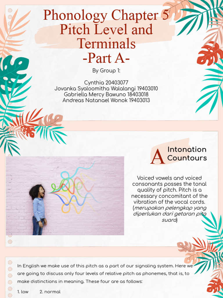 Group 1 Phonology - Chapter 5 Part A | PDF | Phonology | Human Voice