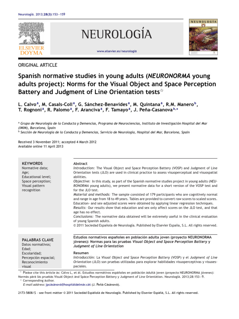 Neuronorma 18 A 49 Años JLOT | PDF | Statistics | Cognition