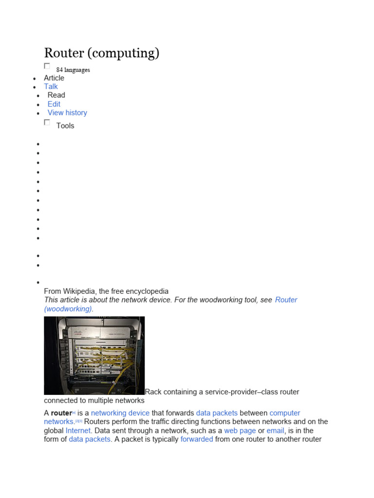 Router Essay | PDF | Router (Computing) | Computer Network