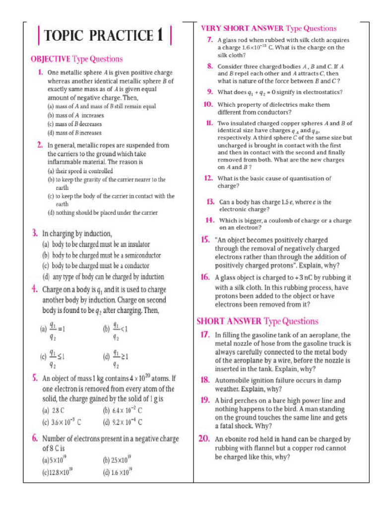 Chapter - 1 Practice - 1 | PDF