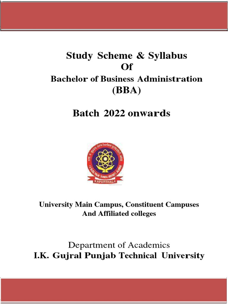 BBA-upto-6th-Sem.-batch-2022-onwards (1) BBA | PDF | Supply And Demand ...