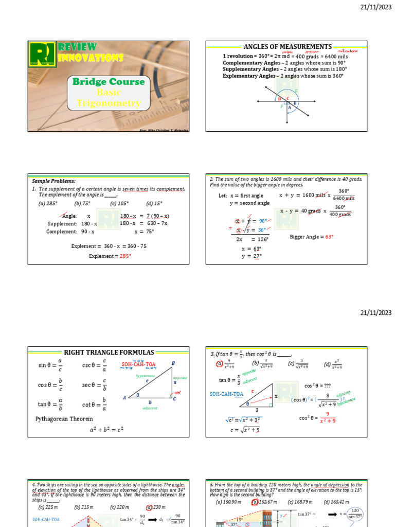Trigonometry | PDF