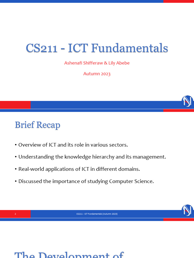 CS211 02 The Development of Computer Hardware and Software | PDF | Personal Computers ...