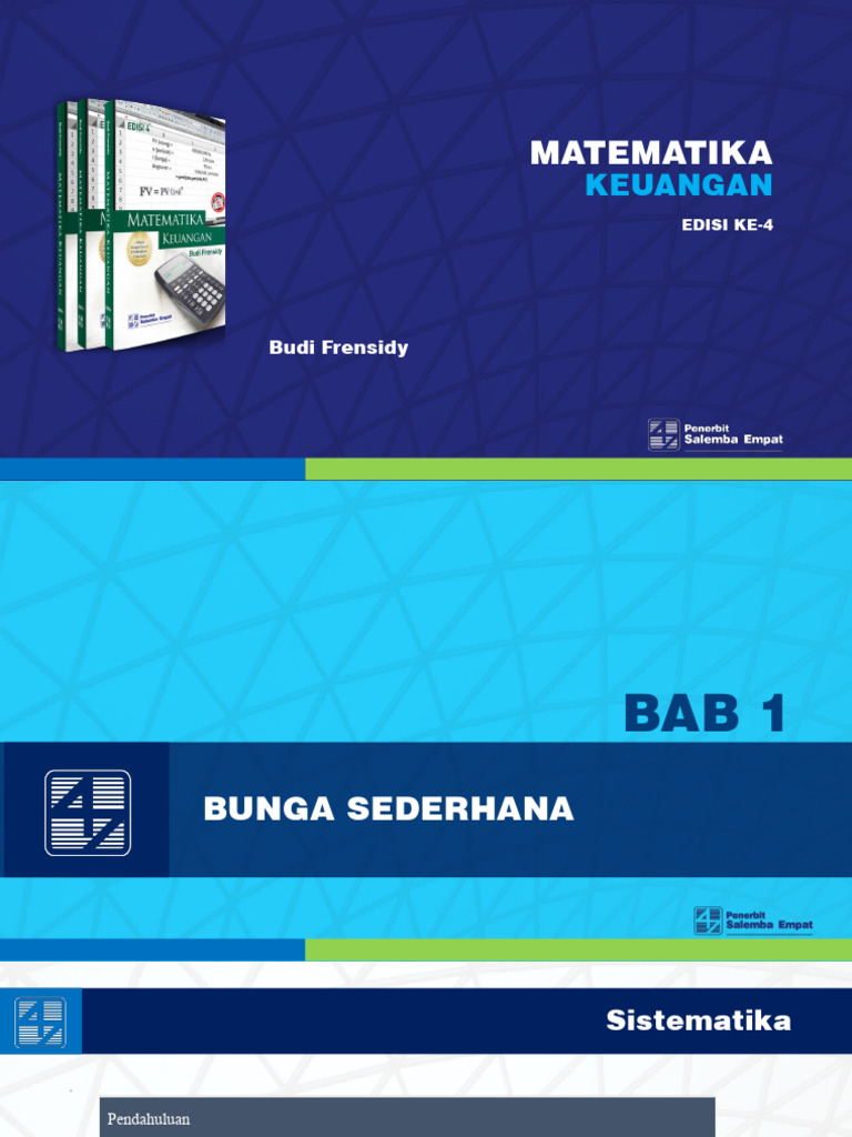 Bab 01 Bunga Sederhana | PDF