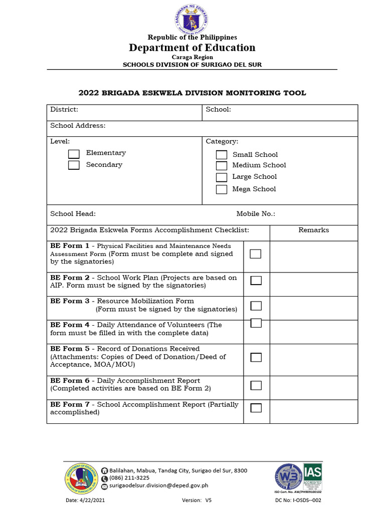 Brigada 2022 Monitoring Tool | PDF