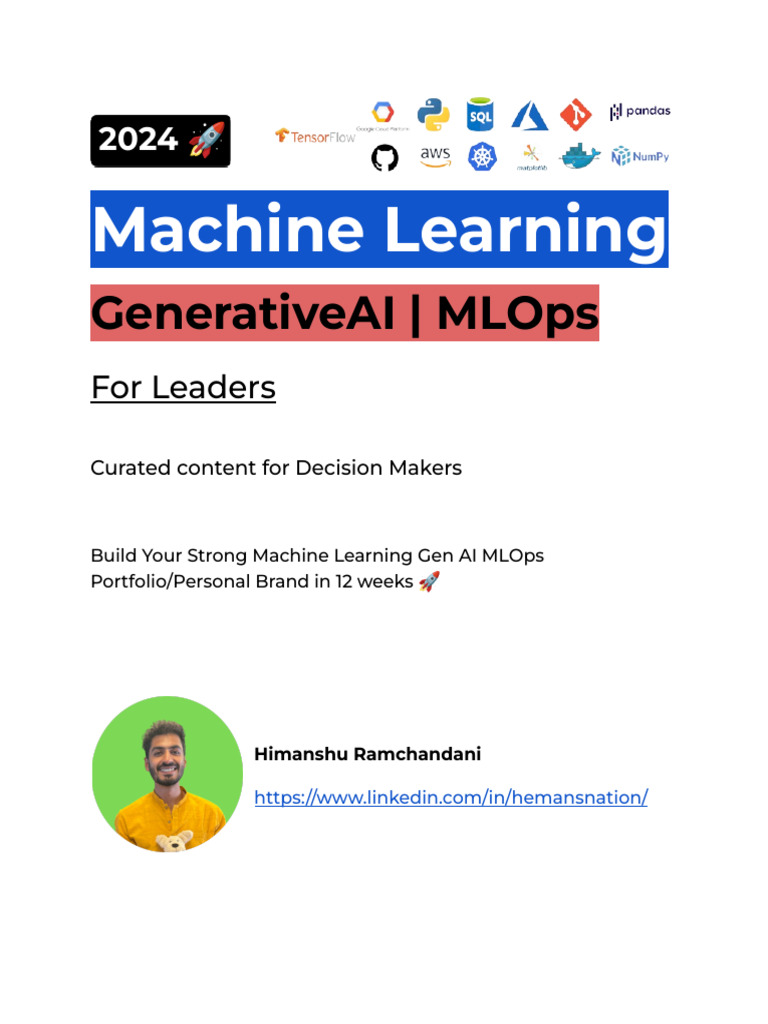 AI & MLOps for Decision Makers | PDF | Matrix (Mathematics) | Regression Analysis