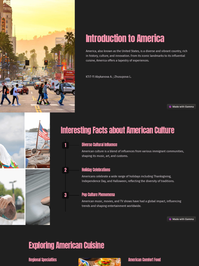 Discovering America's Rich Culture | PDF | The United States | American ...