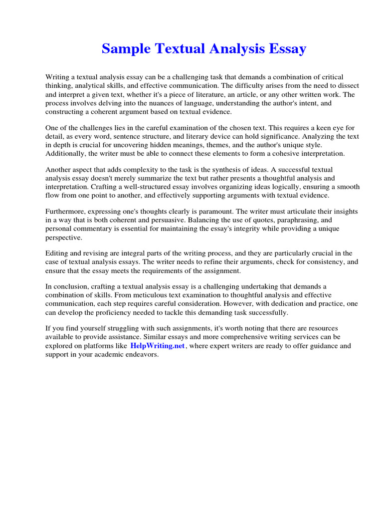 Sample Textual Analysis Essay | PDF | Achaemenid Empire