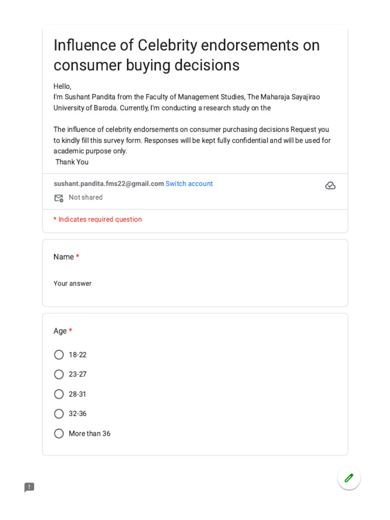 Influence of Celebrity Endorsements On Consumer Buying Decisions | PDF ...