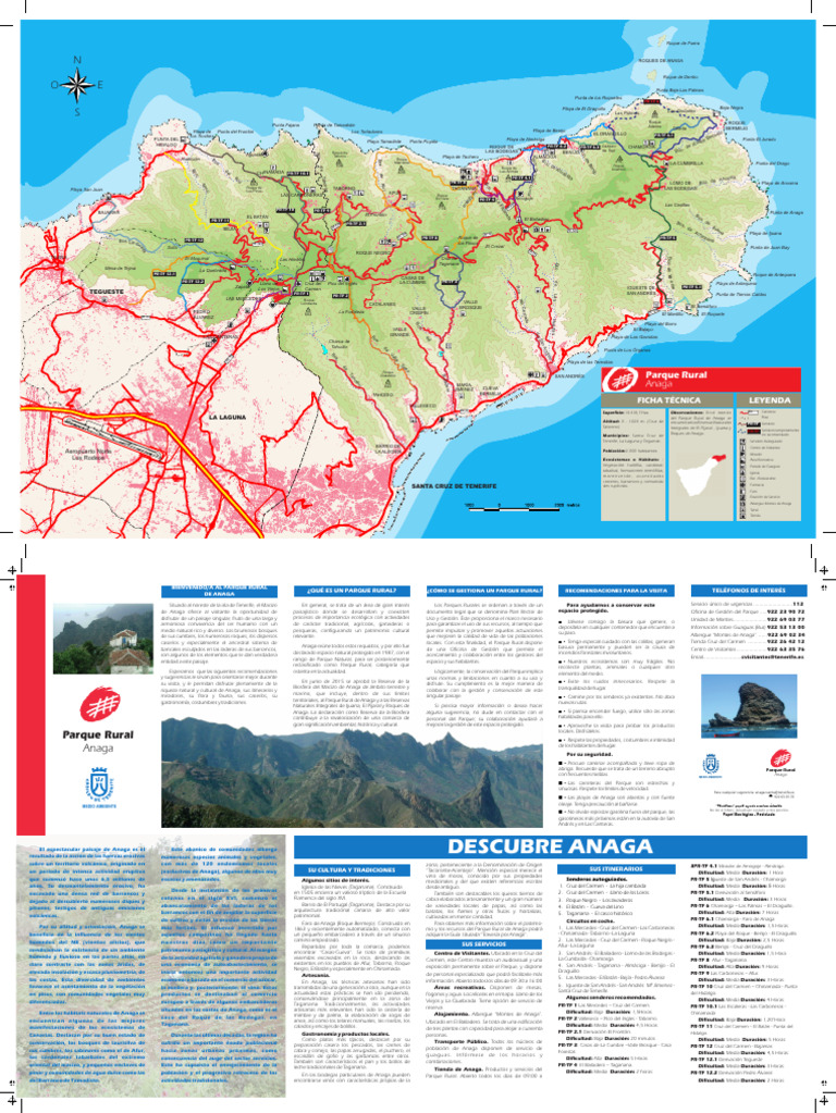 Mapa Senderos Anaga ES | PDF