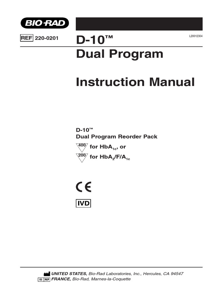 D-10 Dual Program Instruction Manual English | PDF