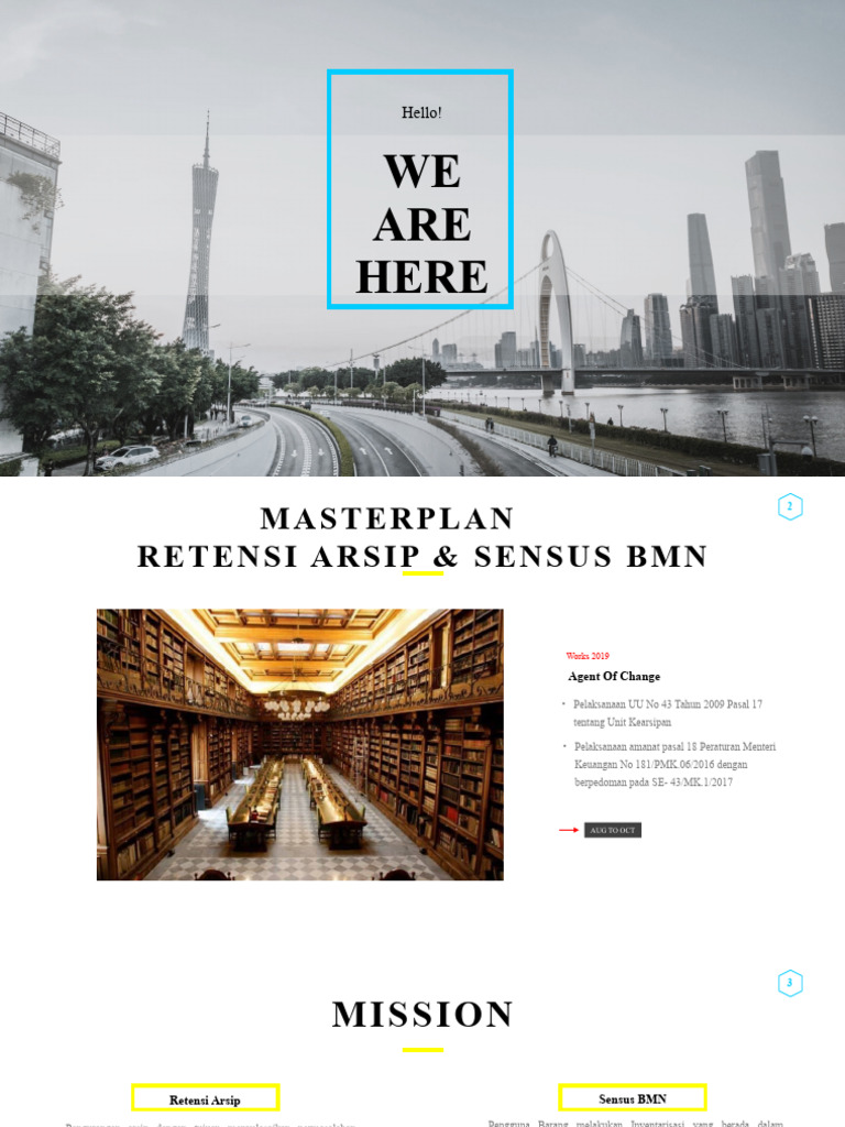 Sensus dan Retensi Arsip BMN 2019 | PDF