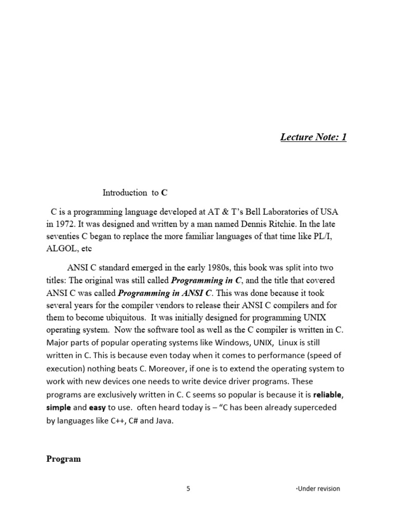 PPS Notes UNIT 1 | PDF PPS Notes UNIT 1 | PDF