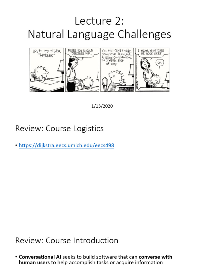 Natural Language Challenges | PDF | Machine Learning | Artificial ...
