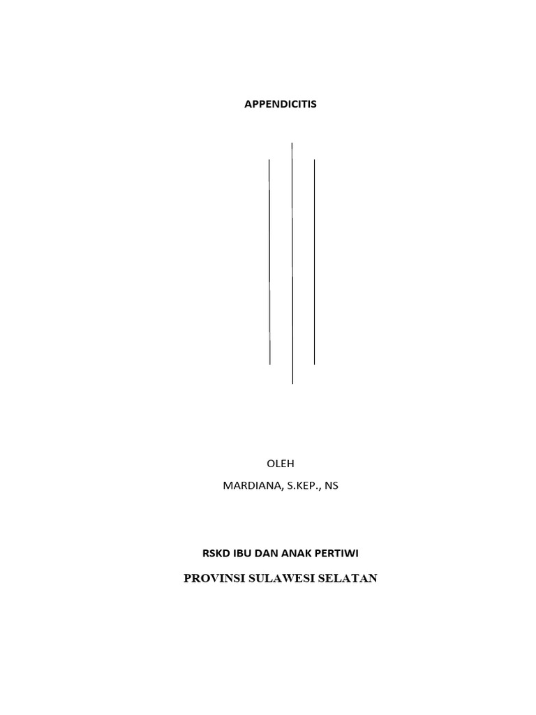 Askep Appendicitis | PDF