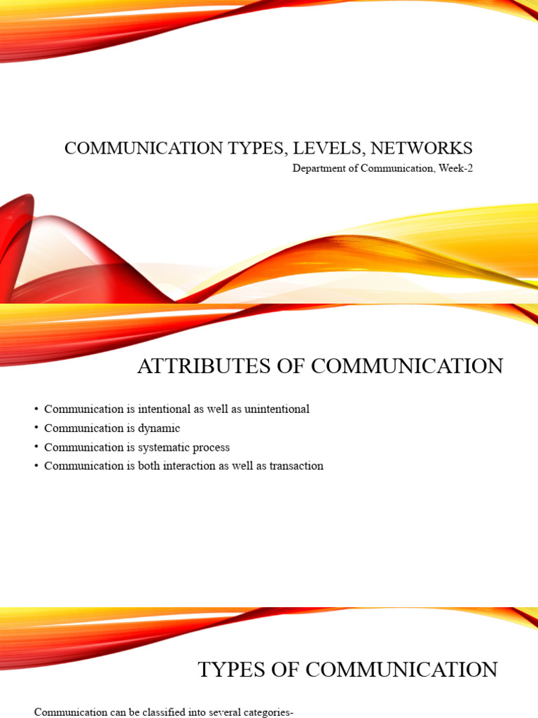 Types of Communication | PDF | Nonverbal Communication | Communication