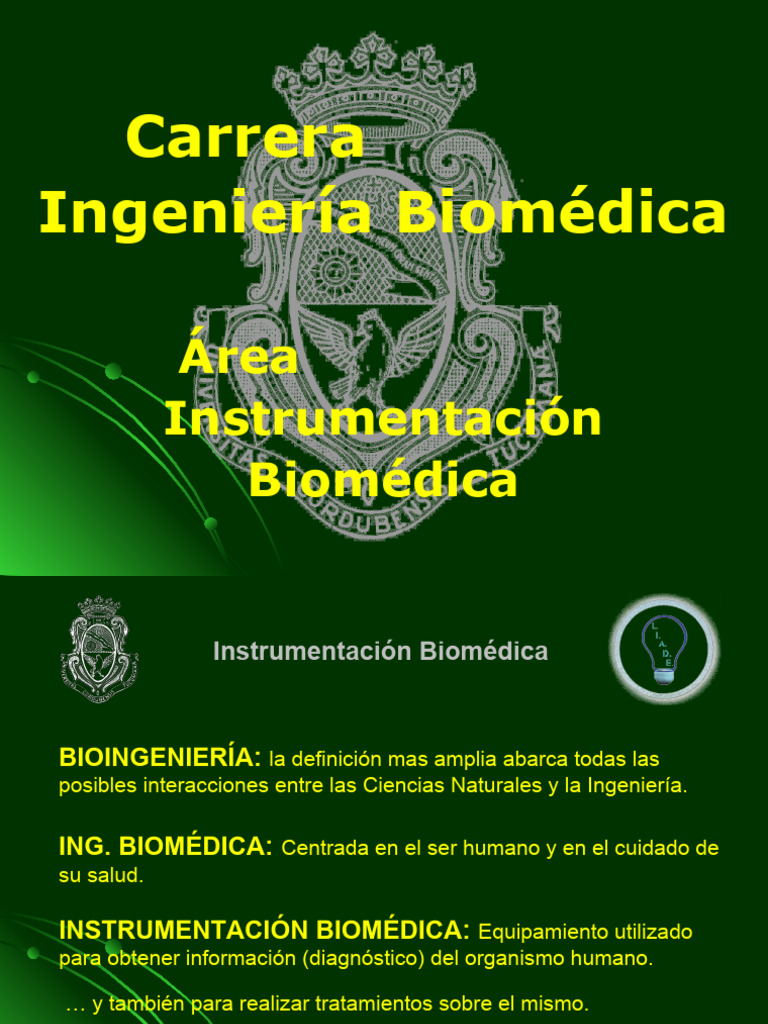 Ingeniería Biomédica: Instrumentación | PDF | Ingeniería Biomédica ...