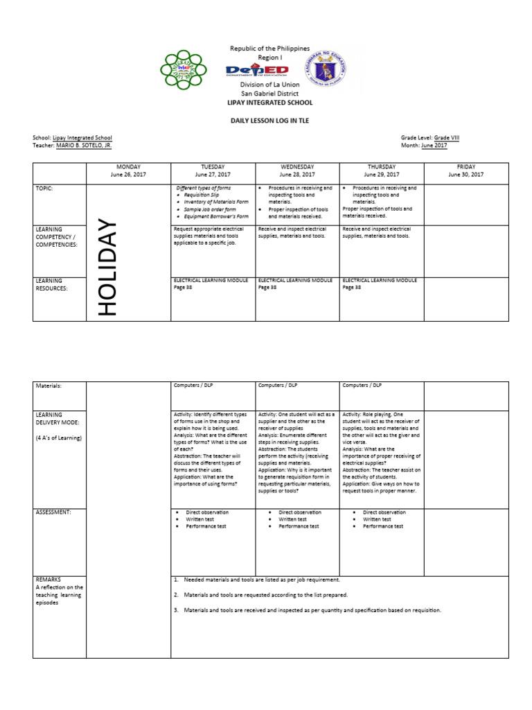 DLL 2017 Mario TLE 8 | PDF
